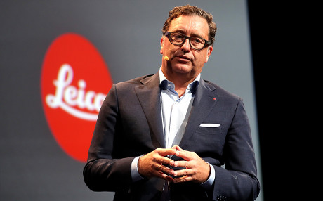 Leica Ceo Matthias Harsch Speaks Media Editorial Stock Photo - Stock ...