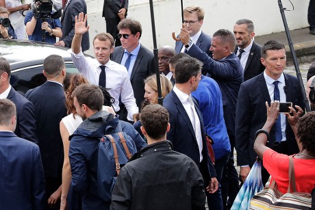 French President Emmanuel Macron visits French Antilles, Saint Pierre ...