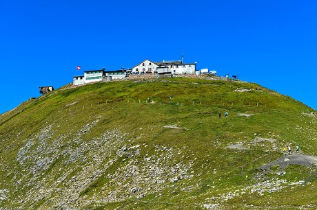 Mountain Lodge Faulhorn On Faulhorn Summit Editorial Stock Photo ...