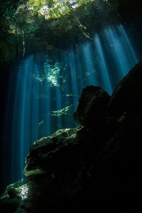 Cave Light Cave Ceiling Underwater Cave Editorial Stock Photo - Stock ...