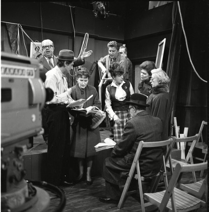 Rehearsals Coronation Street Pantomime Jack Howarth Editorial Stock ...