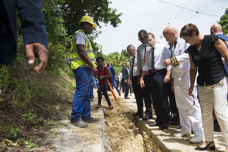 French President Emmanuel Macron During Visit Editorial Stock Photo ...
