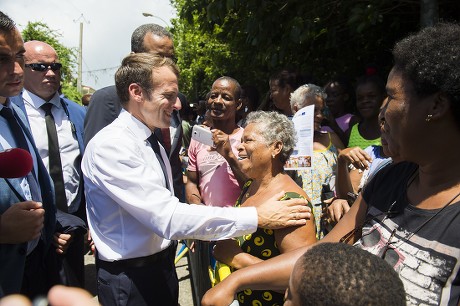 French President Emmanuel Macron During Visit Editorial Stock Photo ...