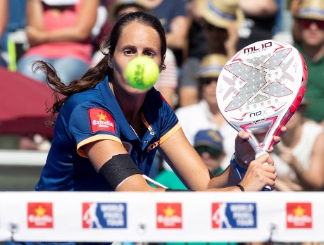 Spanish Padel Player Gemma Tray Returns Editorial Stock Photo - Stock ...
