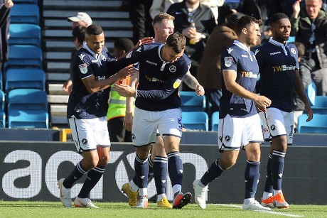 Jake Cooper Millwall Congratulated After Scoring Editorial Stock Photo ...