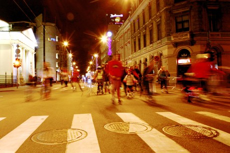 Picture Taken Slow Shutter Speed Shows Editorial Stock Photo - Stock ...