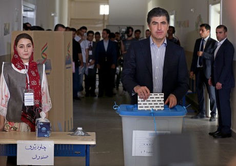 Iraqi Kurdistan parliamentary election 2018, Erbil, Iraq - 30 Sep 2018 ...