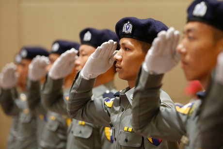MEMBERS MYANMAR POLICE FORCE ATTEND CEREMONY Editorial Stock Photo ...