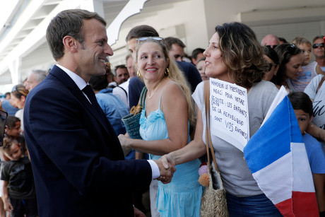 president emmanuel macron visit french antilles Stock Photos (Exclusive ...