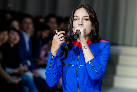 French Singer Jain Performs Ahead Presentation Editorial Stock Photo ...
