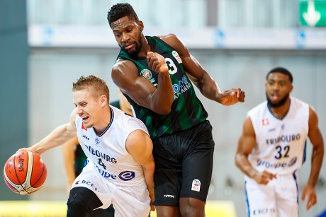 Fribourgs Player Jeremy Jaunin L Fights Editorial Stock Photo - Stock ...
