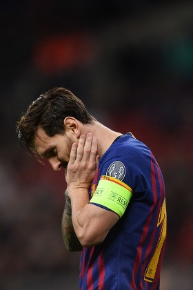 Lionel Messi Barcelona Looks Floor Frustration Editorial Stock Photo ...