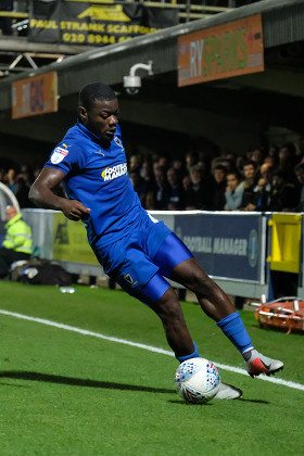 Deji Oshilaja Afc Wimbledon Action During Editorial Stock Photo - Stock ...