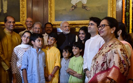 Prime Minister Narendra Modi Family Members Editorial Stock Photo ...