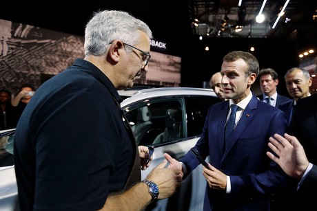 French President Emmanuel Macron R Visits Editorial Stock Photo - Stock ...