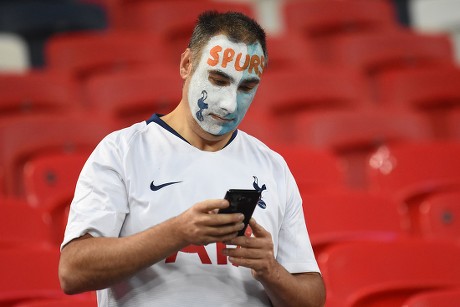 Tottenham Hotspur Fans Supporters During Champions Editorial Stock ...