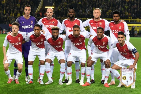 Starting Eleven Monaco Pose Photographs Before Editorial Stock Photo ...