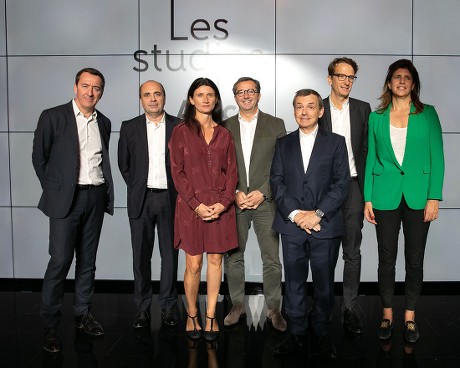 Press opening of the Altice Campus, Paris, France - 03 Oct 2018 Stock ...