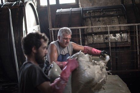 Leather tannery in Chania, Greece - 03 Oct 2018 Stock Pictures ...