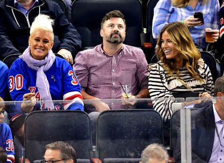 Celebrities at Nashville Predators v New York Rangers, NHL ice hockey ...