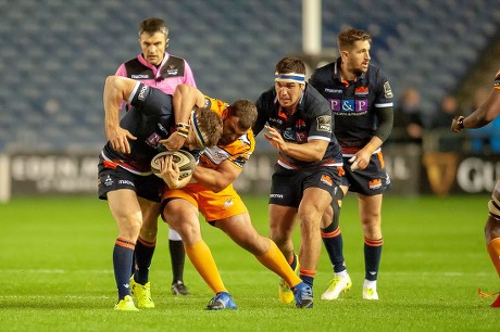 Hamish Watson 7 Edinburgh Rugby Caught Editorial Stock Photo - Stock ...