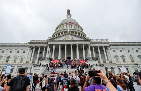 Protestors Storm East Front Steps Us Editorial Stock Photo - Stock ...