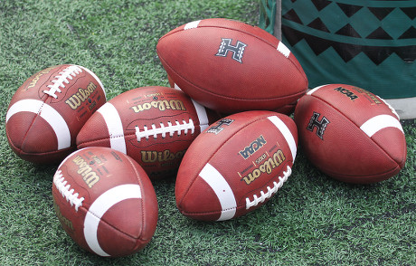 Pile Footballs During Warm Before Game Editorial Stock Photo - Stock ...