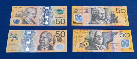 New Australian Fiftydollar Banknote Revealed L Editorial Stock Photo ...