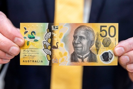 New Australian Fiftydollar Banknote Revealed Vision Editorial Stock ...