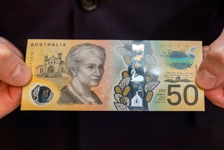 New Australian Fiftydollar Banknote Revealed Vision Editorial Stock ...