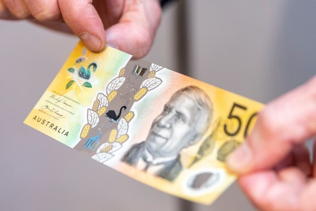 New Australian Fiftydollar Banknote Revealed Vision Editorial Stock ...