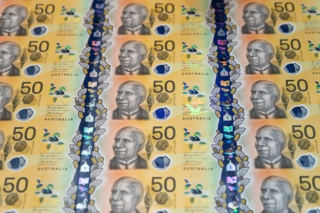 New Australian Fiftydollar Banknote Revealed Vision Editorial Stock ...