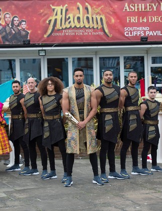 'Aladdin' pantomime photocall, Cliffs Pavillion Theatre, Westcliff On ...