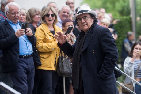 Italian Singer Albano Carrisi R Arrives Editorial Stock Photo - Stock ...