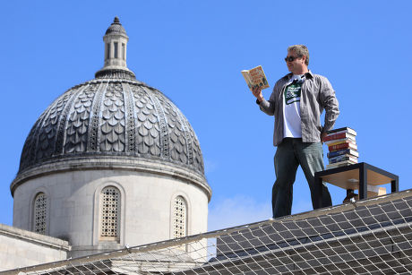 Graham Fudger On Fourth Plinth Editorial Stock Photo - Stock Image ...