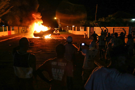 People Destroy Car Allegedly Belonging Judge Editorial Stock Photo ...