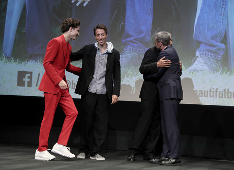 Timothee Chalamet Nic Sheff David Sheff Editorial Stock Photo - Stock ...