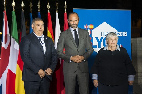 G6 summit, Lyon, France - 08 Oct 2018 Stock Pictures, Editorial Images ...