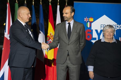 G6 summit, Lyon, France - 08 Oct 2018 Stock Pictures, Editorial Images ...