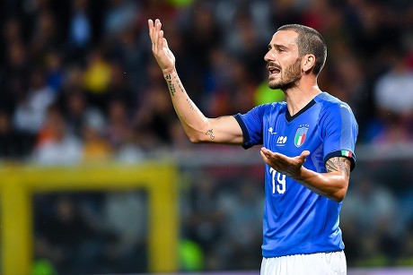 Italian Leonardo Bonucci Reacts During Friendly Editorial Stock Photo ...