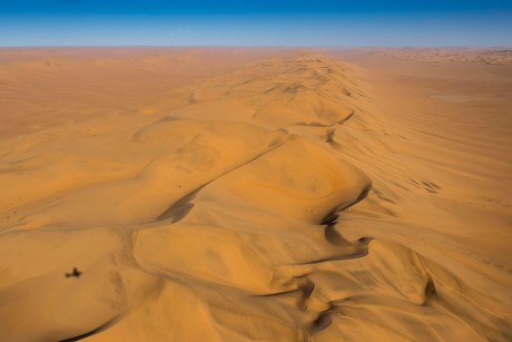 Aerial View Sand Dunes Chain Namib Editorial Stock Photo - Stock Image ...