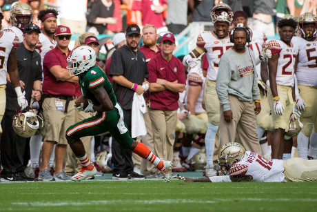 Jeff Thomas 4 Miami Makes Catch Editorial Stock Photo - Stock Image ...