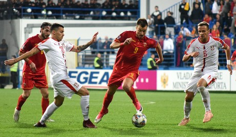 Montenegrians Stefan Mugosa C Action Against Editorial Stock Photo ...