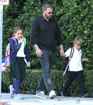 Ben Affleck Seraphina Affleck Samuel Affleck Editorial Stock Photo ...