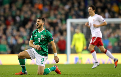 Republic Ireland Vs Denmark Irelands Shane Editorial Stock Photo ...
