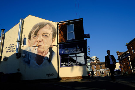 Mural Mark E Smith Former Lead Editorial Stock Photo - Stock Image ...