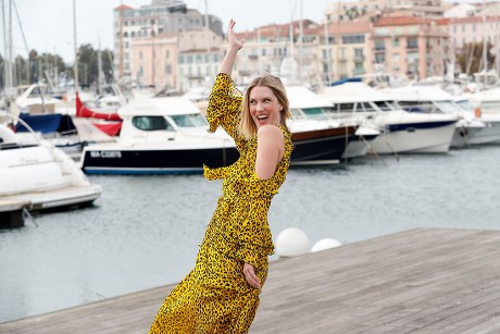 Russian Actress Victoria Maslova Poses During Editorial Stock Photo ...