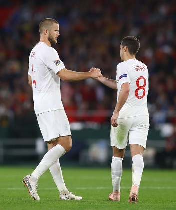 Eric Dier Congratulates Team Mate Harry Redakčních stock fotografií ...