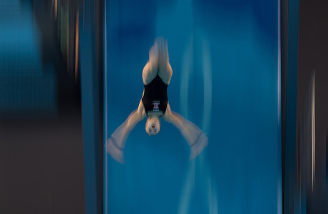 Ethan Dang Usa Adjust His Swimming Editorial Stock Photo - Stock Image ...