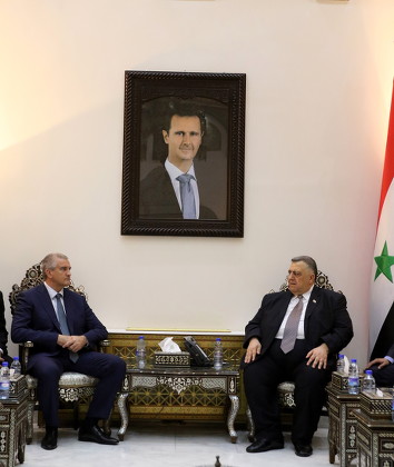 Syrian Speaker Hammoudeh Sabbagh R Meets Editorial Stock Photo - Stock ...